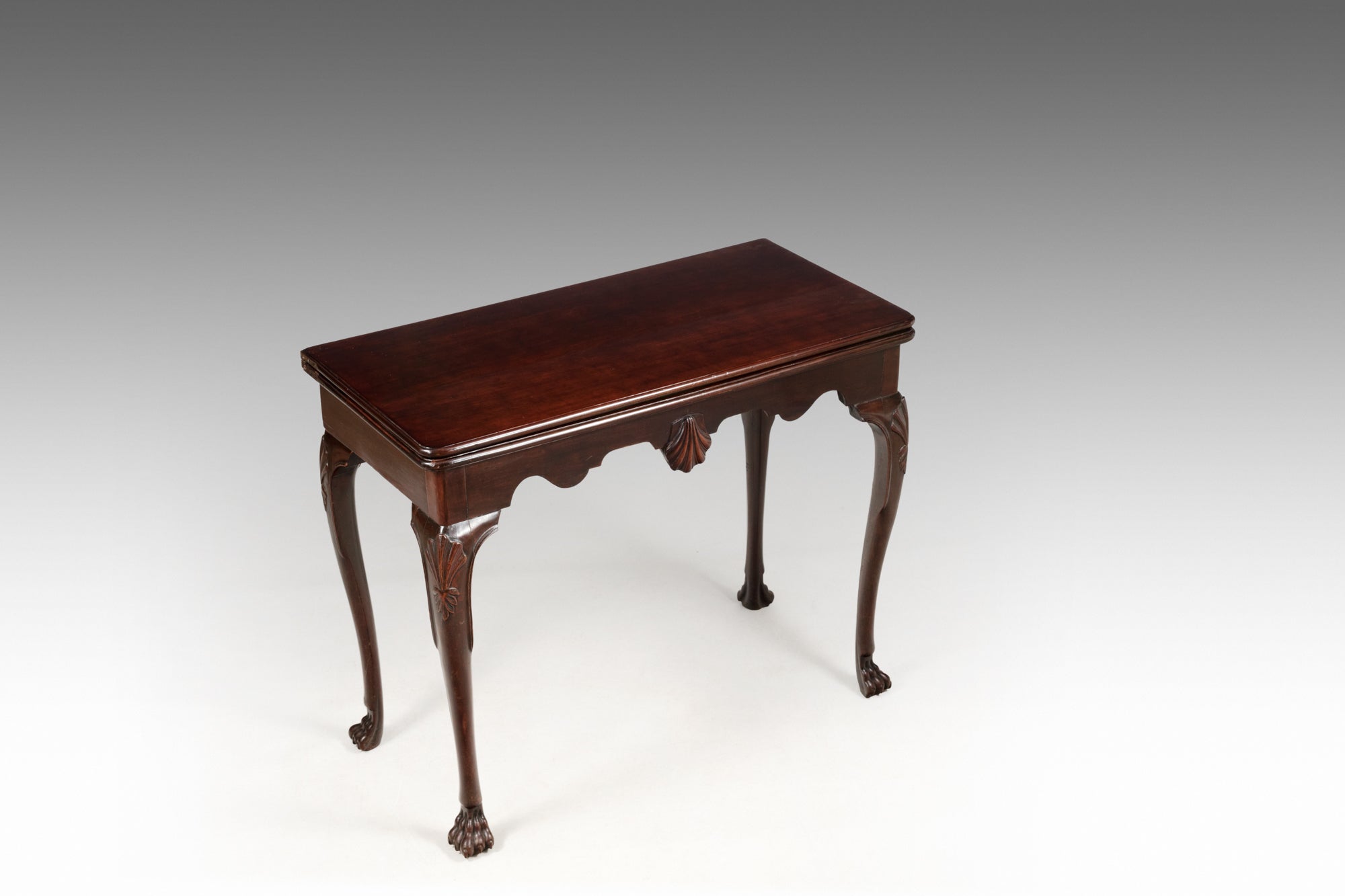 An Irish Georgian Card Table - TB787 – Johnston Antiques